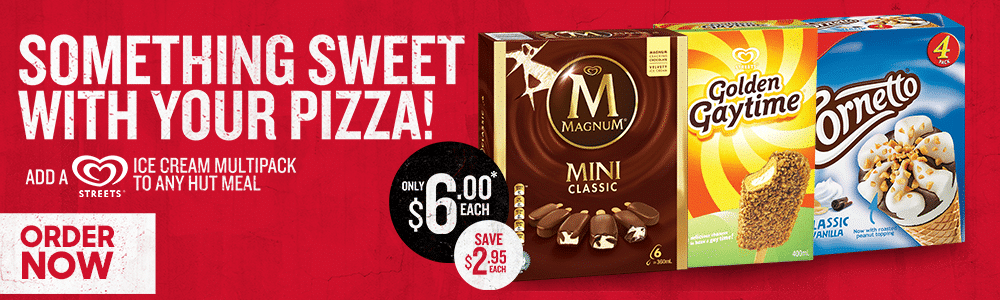 DEAL: Pizza Hut - $6 Streets Multipack with Any Hut meal (normally $8. ...