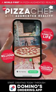 NEWS: Domino's Pizza Chef with Augmented Reality | Frugal Feeds