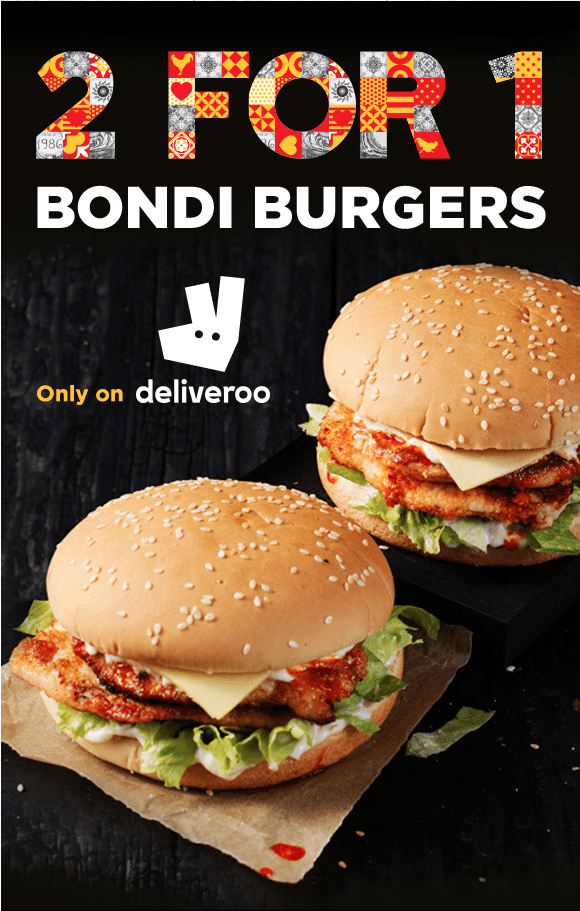 DEAL: Oporto - 2 For 1 Double Bondi Burgers on Deliveroo (7 November ...