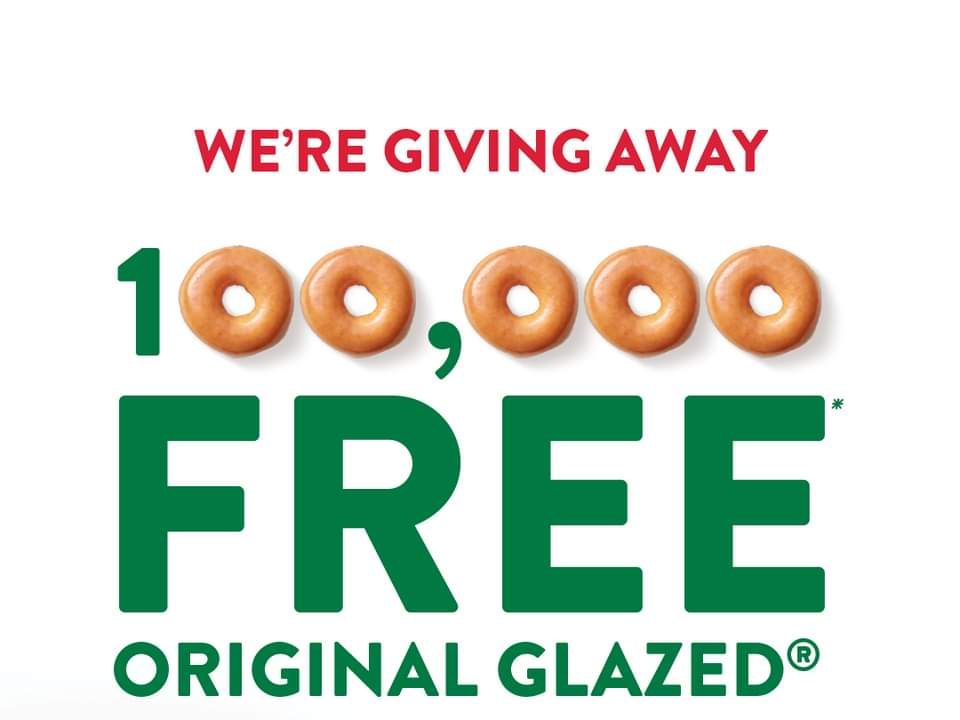 DEAL: Krispy Kreme - Free Original Glazed Doughnut on 6 June 2025 ...