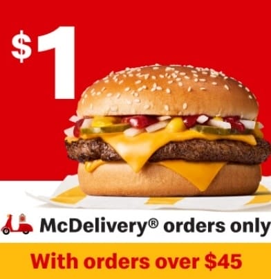 DEAL: McDonald's - New $6.95 McSmart Meal with Small Cheeseburger Meal ...