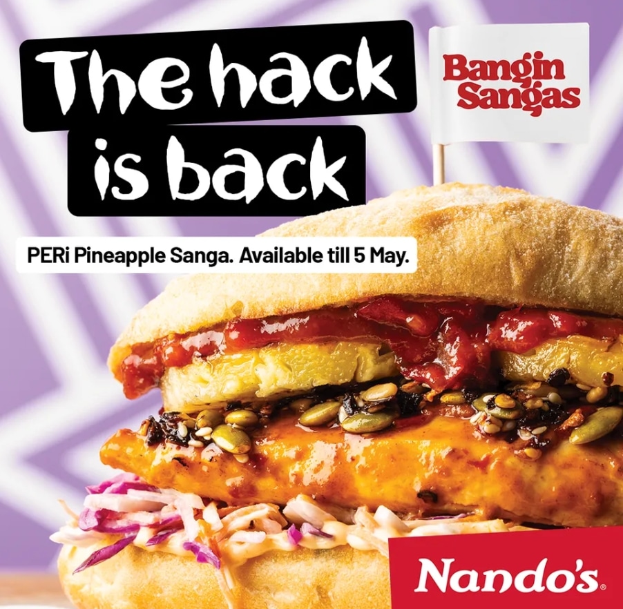 NEWS: Nando's PERi Pineapple Sanga Is Back | Frugal Feeds