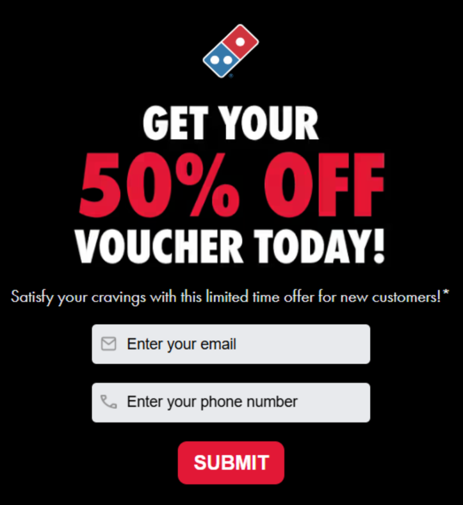 Domino’s Offers 50% Off Traditional & Premium Pizzas for New Customers ...