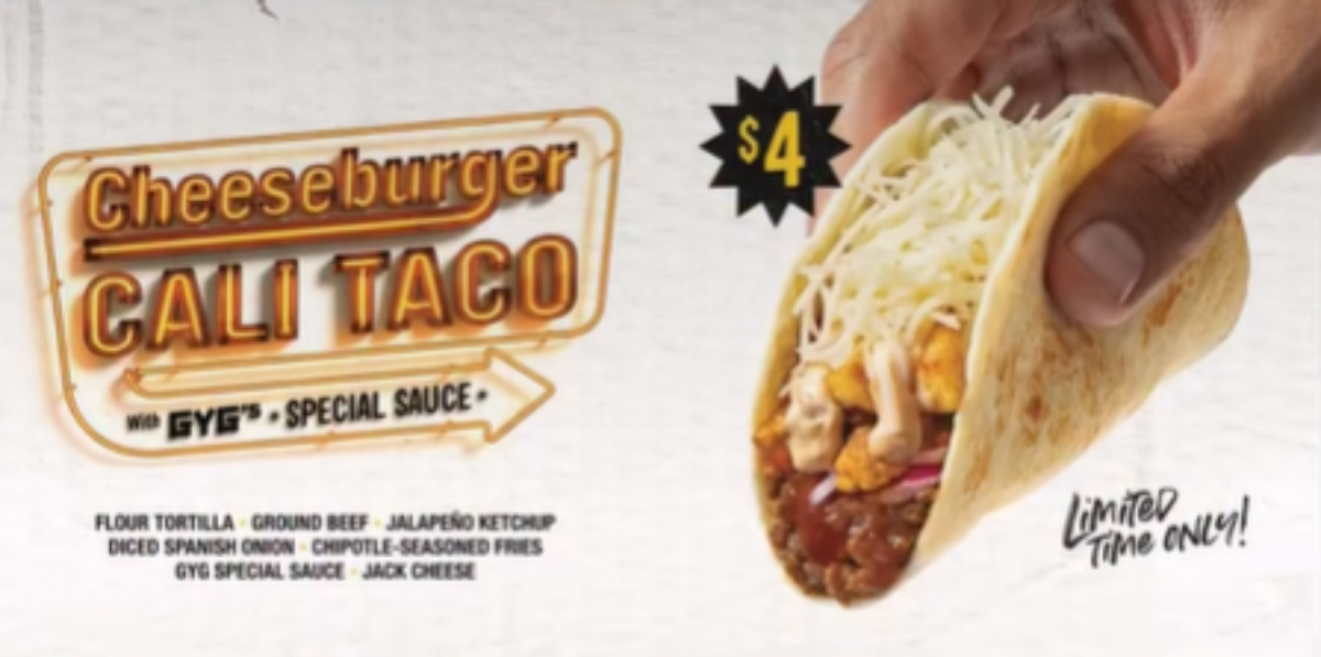 Guzman y Gomez Launches $4 Cheeseburger Cali Taco from March 17 ...