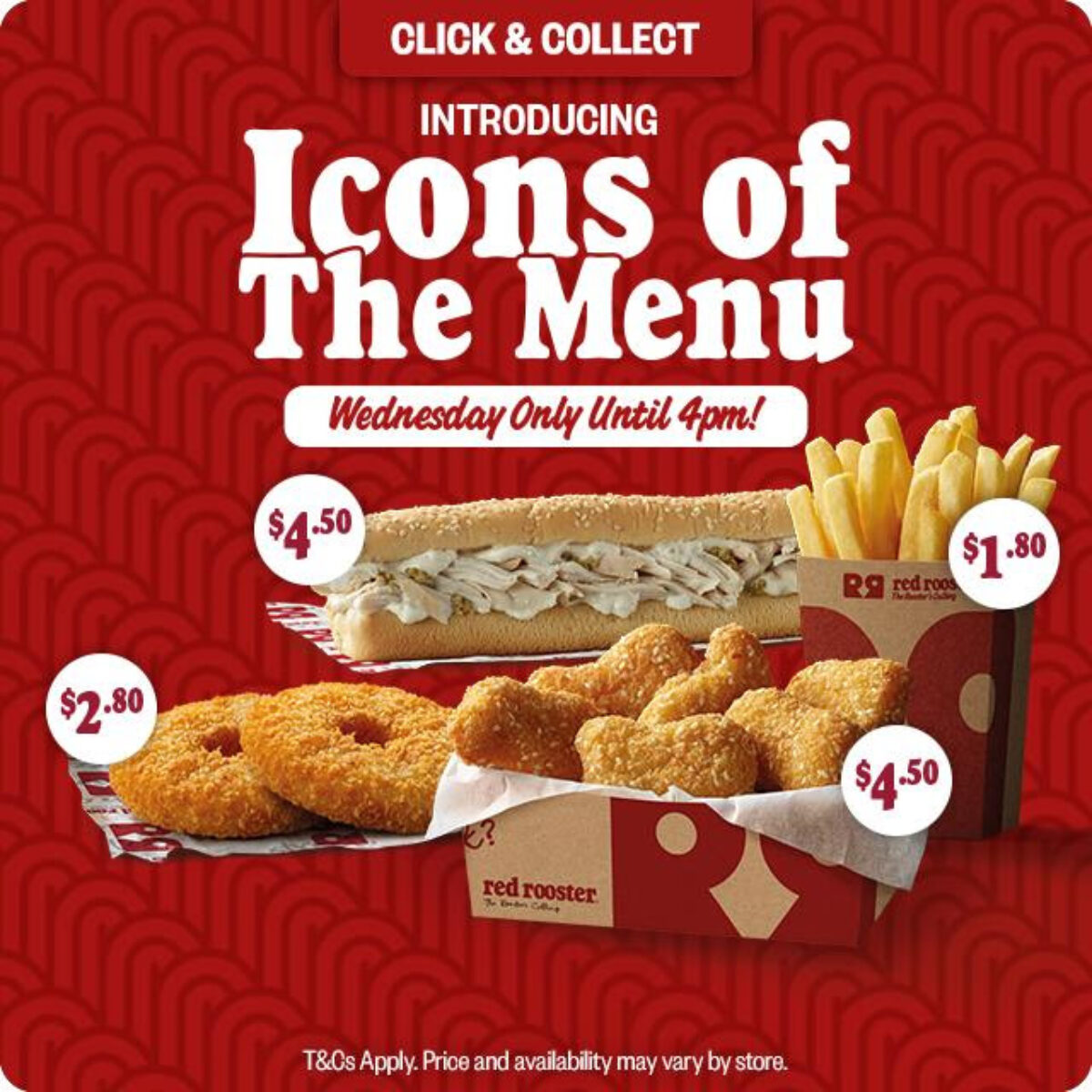 Red Rooster Launches “Icons of the Menu” Under $5 Deal | Frugal Feeds