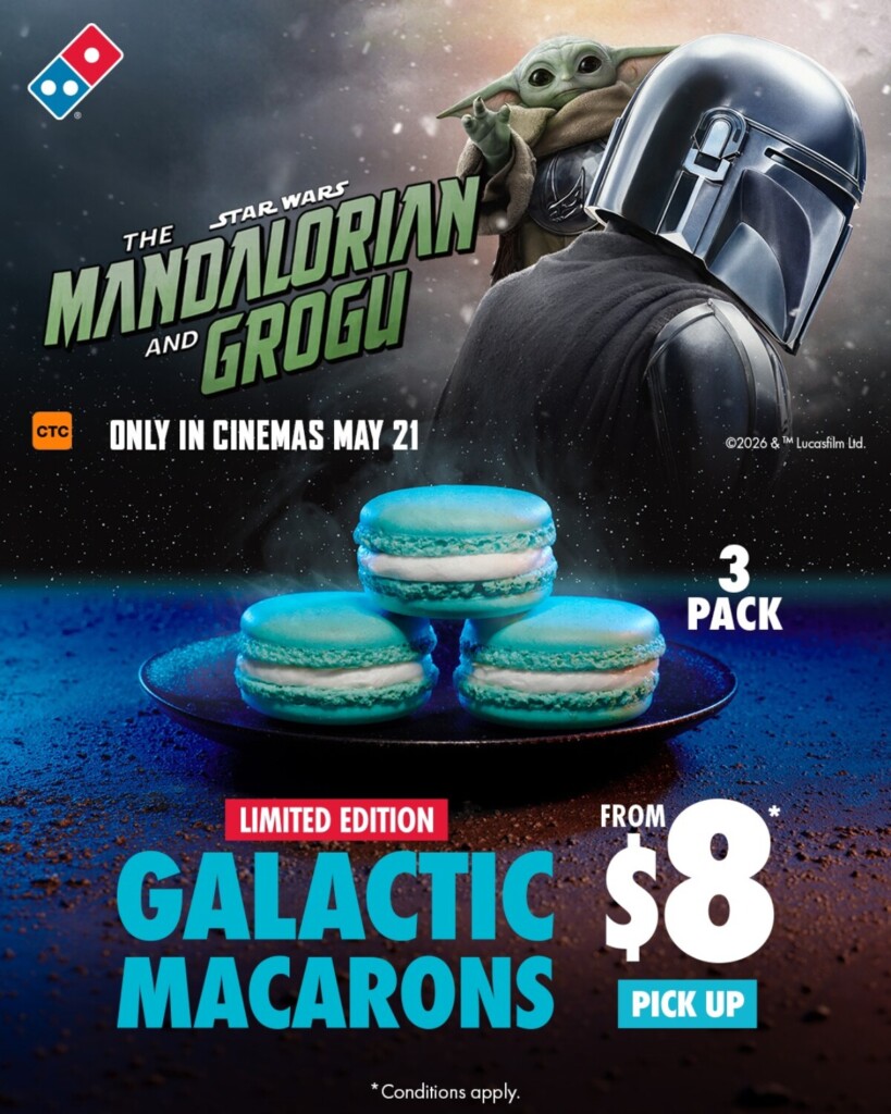 Domino’s Launches Galactic Macarons for The Mandalorian and Grogu from ...