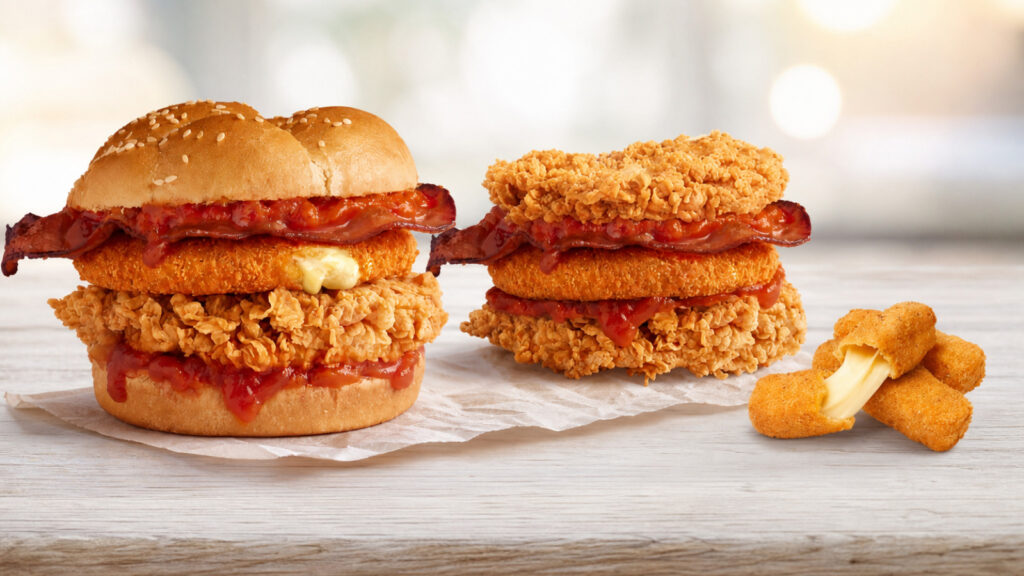 KFC Launches Original Crispy Parma Burger and Mozzarella Cheese Sticks ...